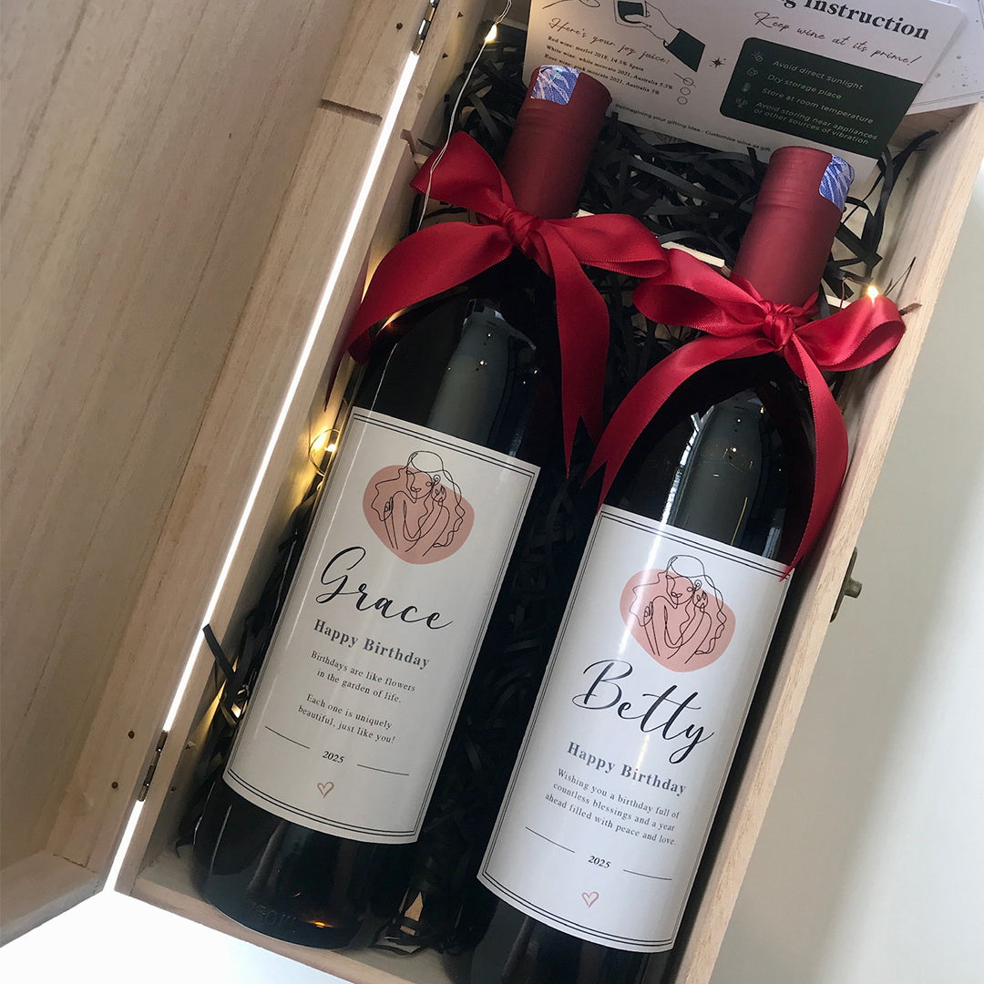2 bottles of Red Wine (750ml) – Le Wine