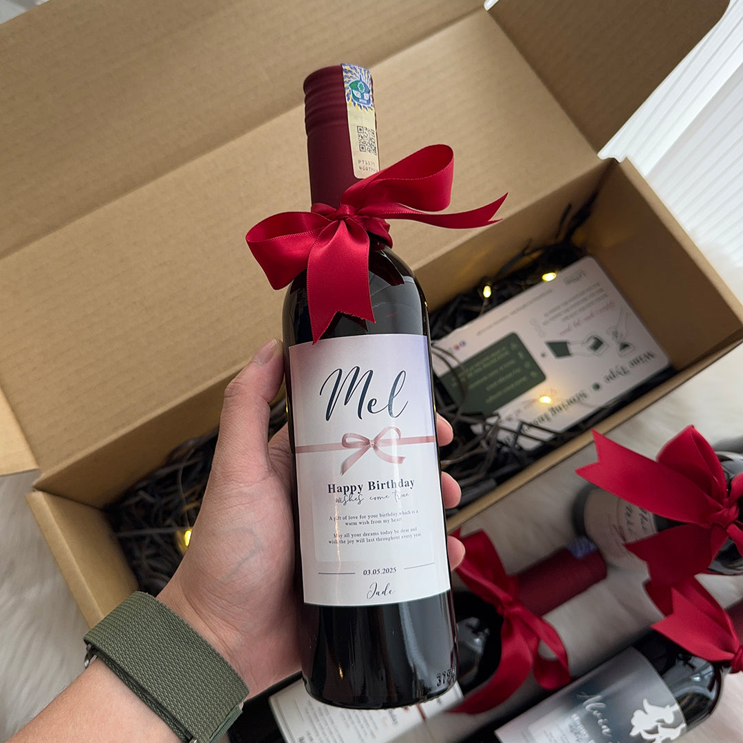 1 bottle of Mini Red Wine (375ml) – Le Wine
